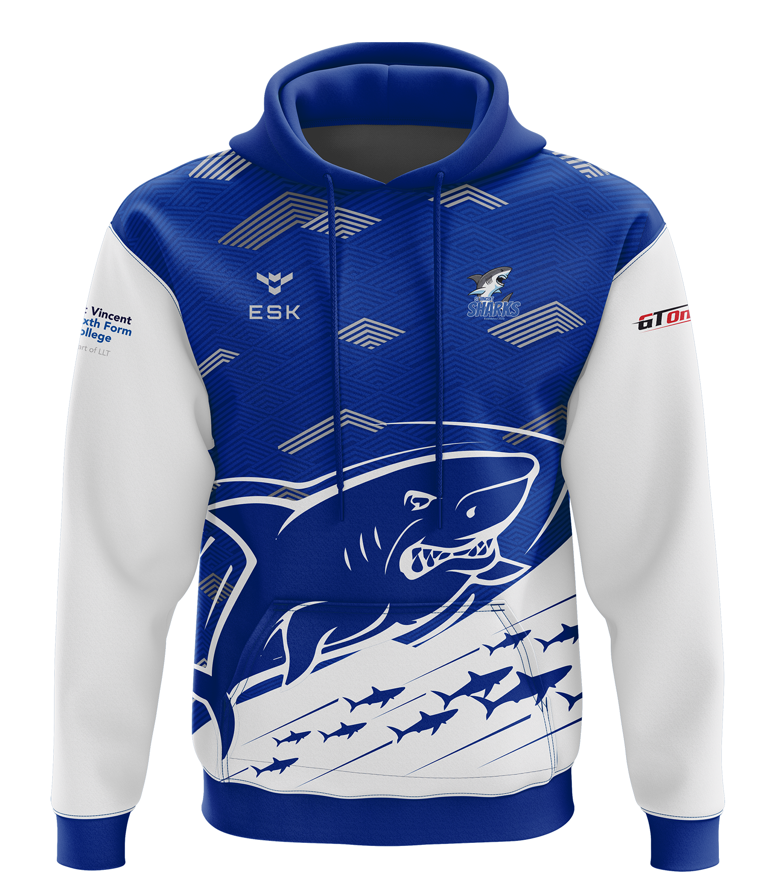 St Vincent Sharks Racing Esports Hoodie – ESK