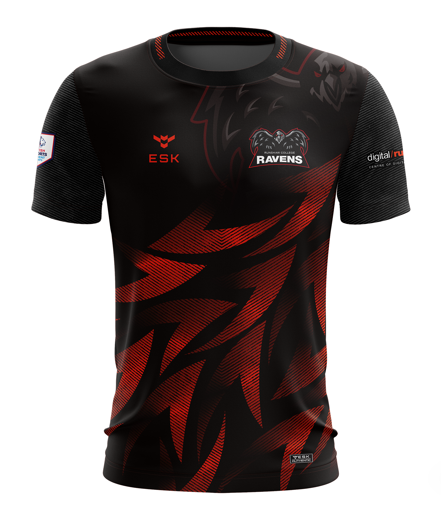 Runshaw Ravens Black Esports Jersey – ESK